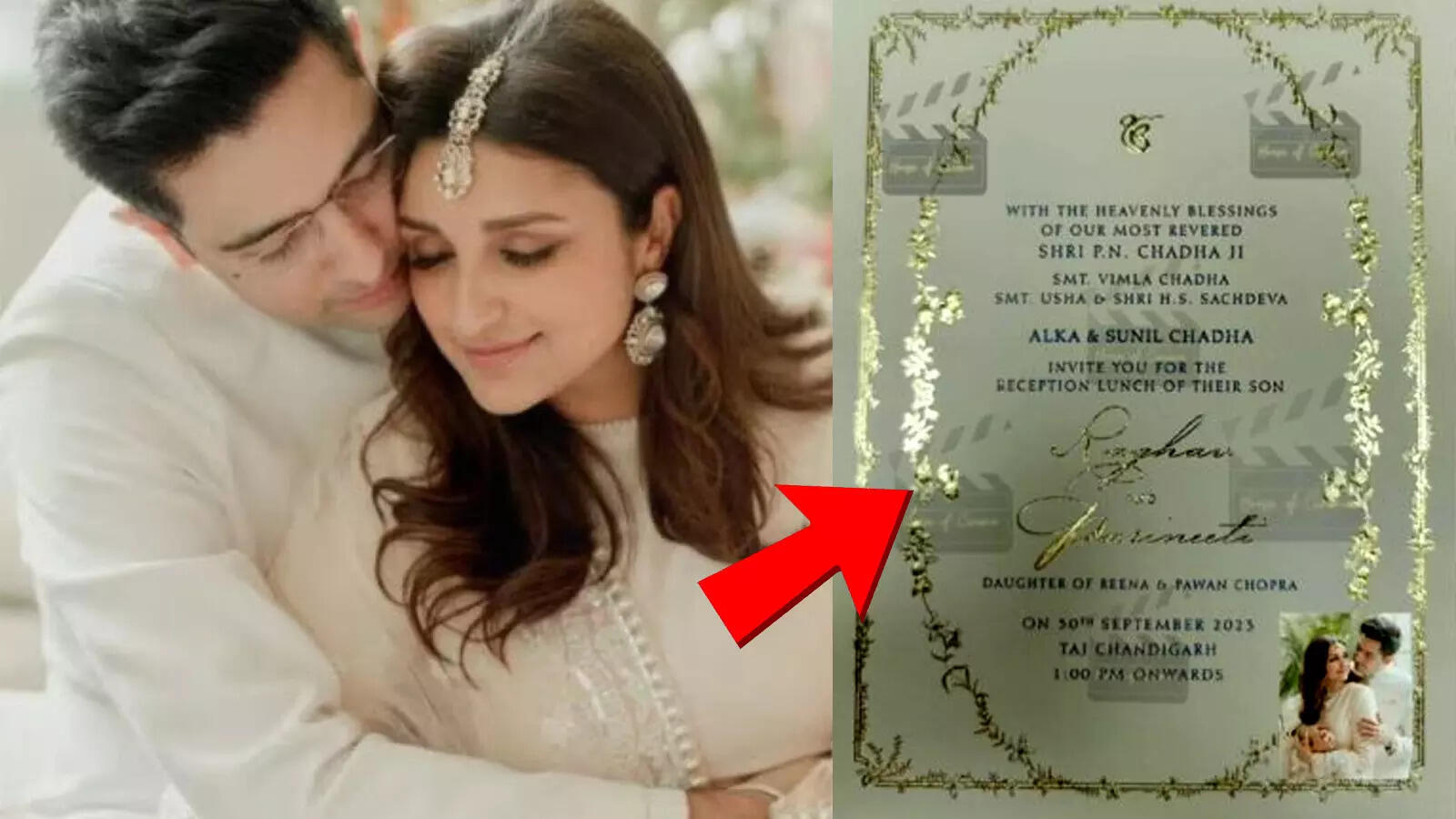 Parineeti Chopra-Raghav Chadha’s invitation card of Chandigarh reception gets leaked on social ...