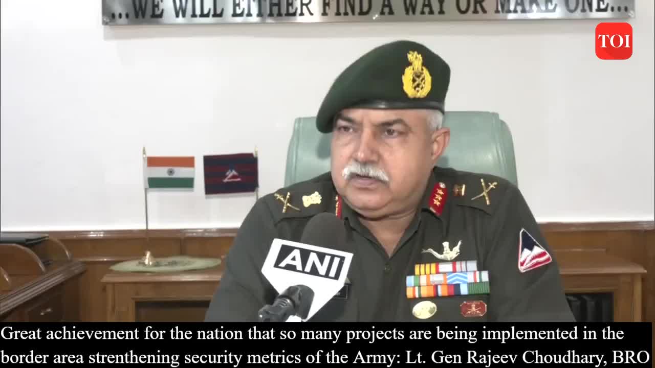 Lt Gen. Rajeev Choudhary talks about the development projects in the ...