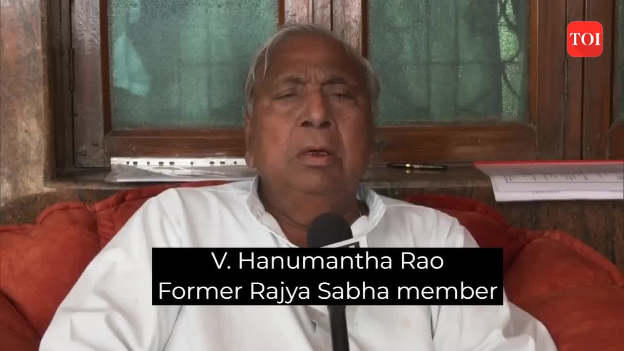 'Only Hindus did not fight for independence': V. Hanumantha Rao