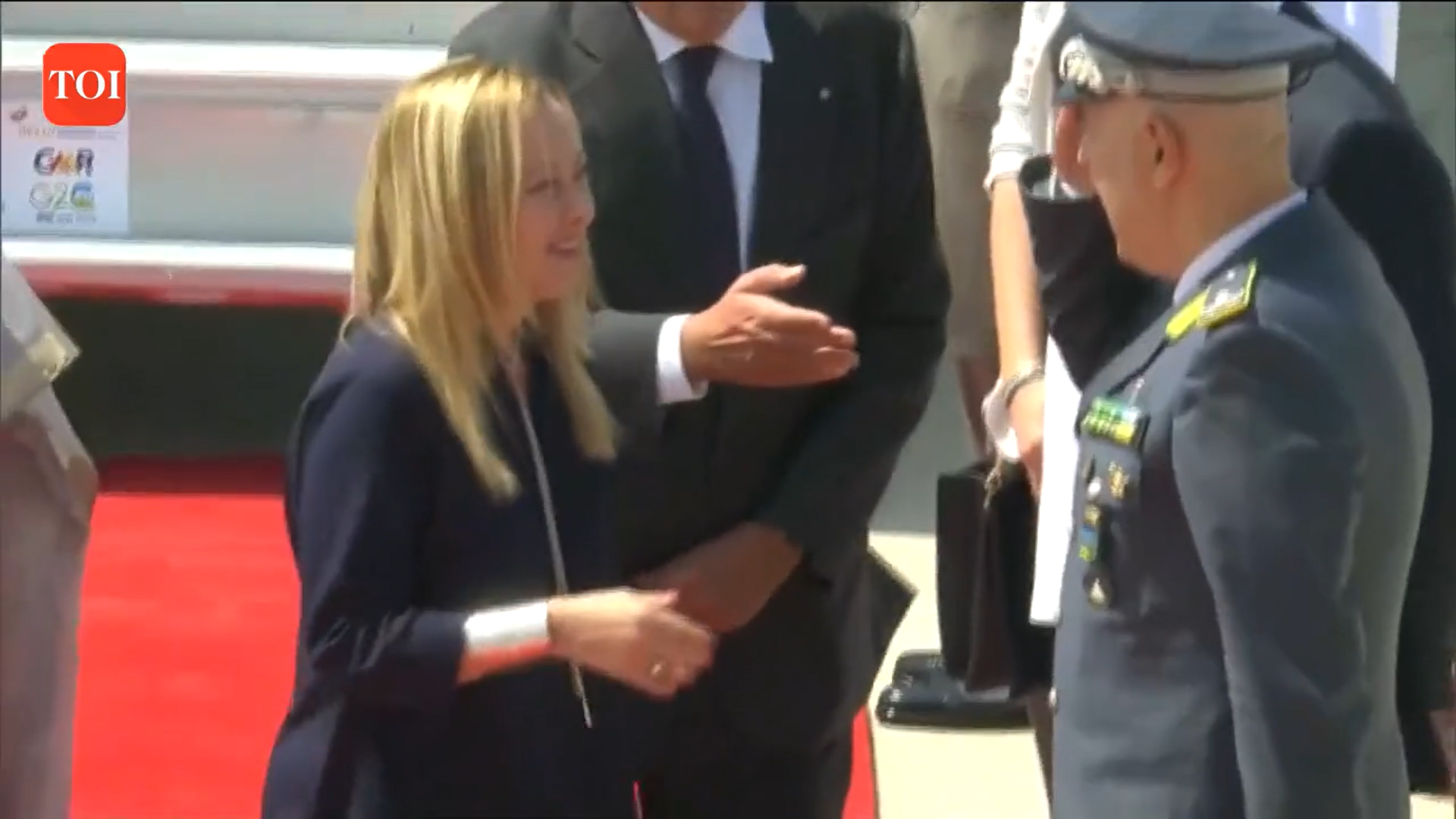 G20 Summit: Italian PM Giorgia Meloni arrives in Delhi
