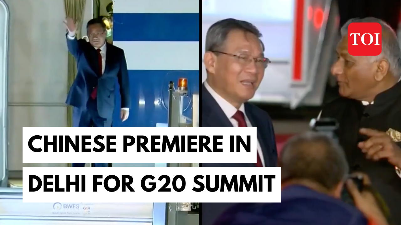 G20 Summit: Chinese Premiere Li Qiang arrives in New Delhi instead of Xi Jinping