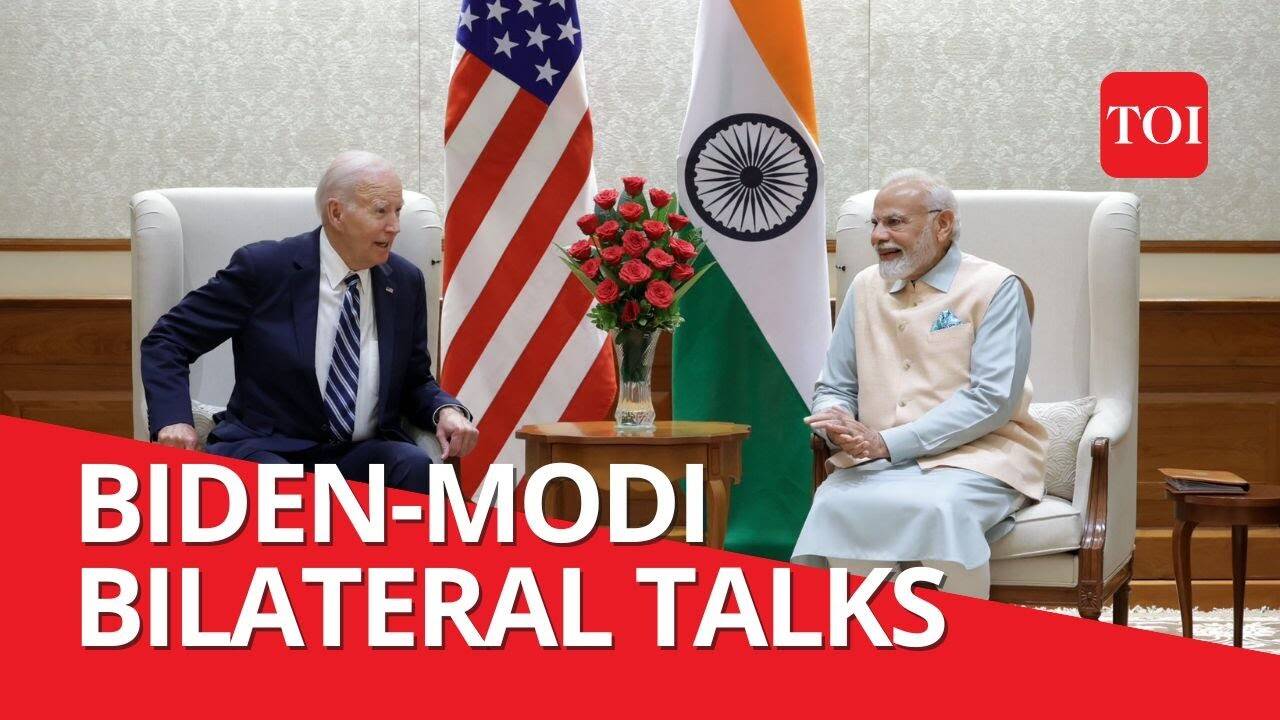 PM Narendra Modi and US President Joe Biden hold bilateral meeting ...