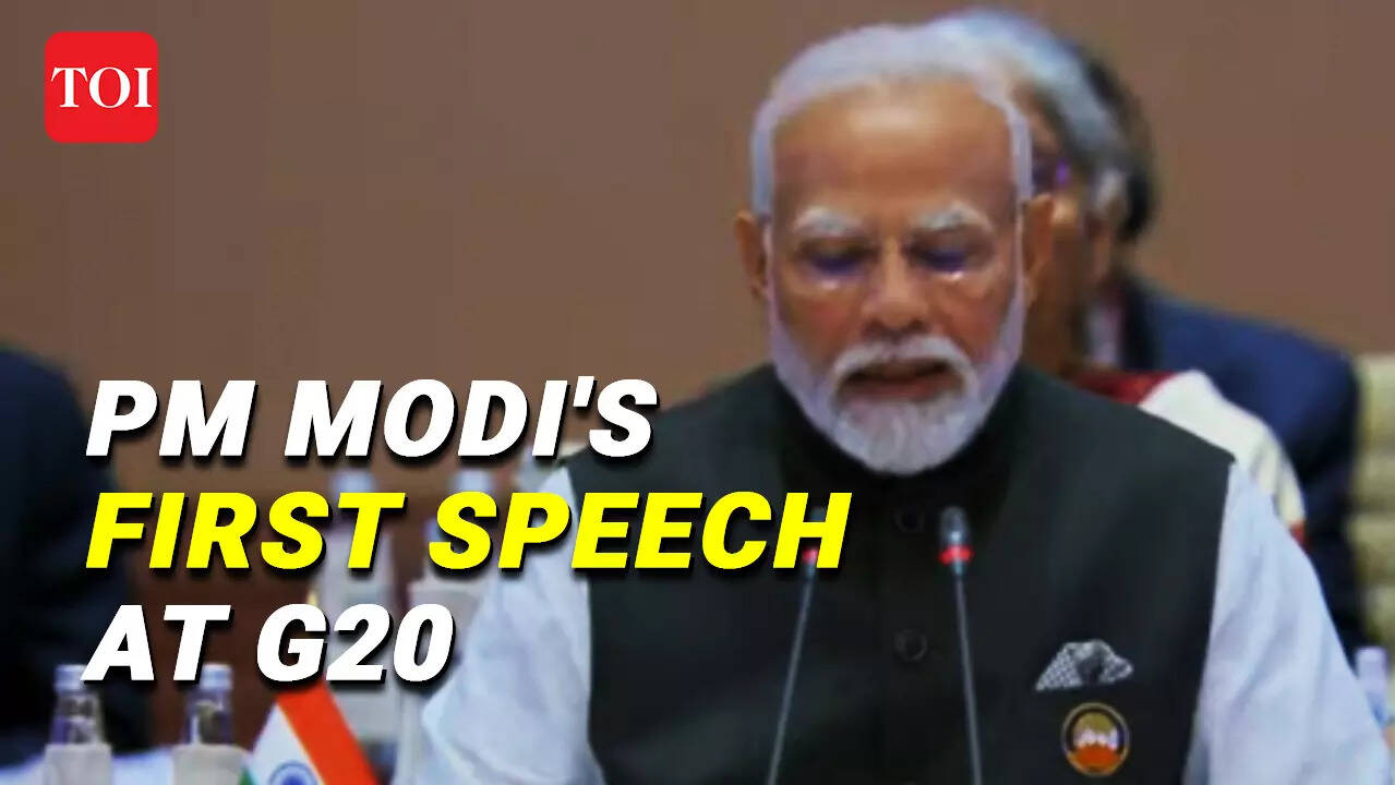 G20 Summit Delhi: PM Modi's remarks during Session-1 on 'One Earth'