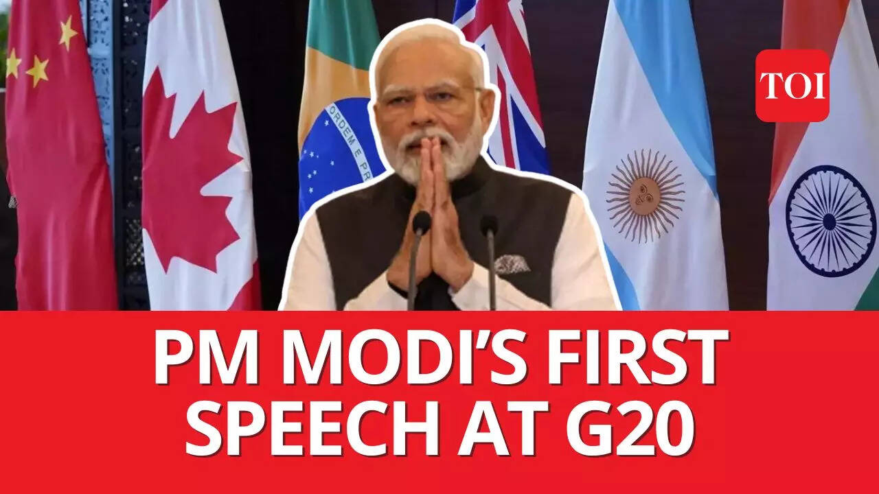 PM Modi's G20 speech: Condolences to Morocco