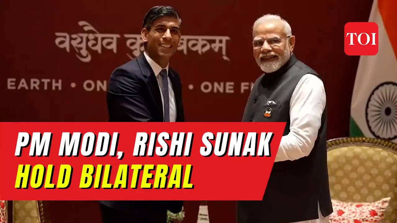 G20 Summit: Prime Minister Narendra Modi holds bilateral meeting with UK PM Rishi Sunak
