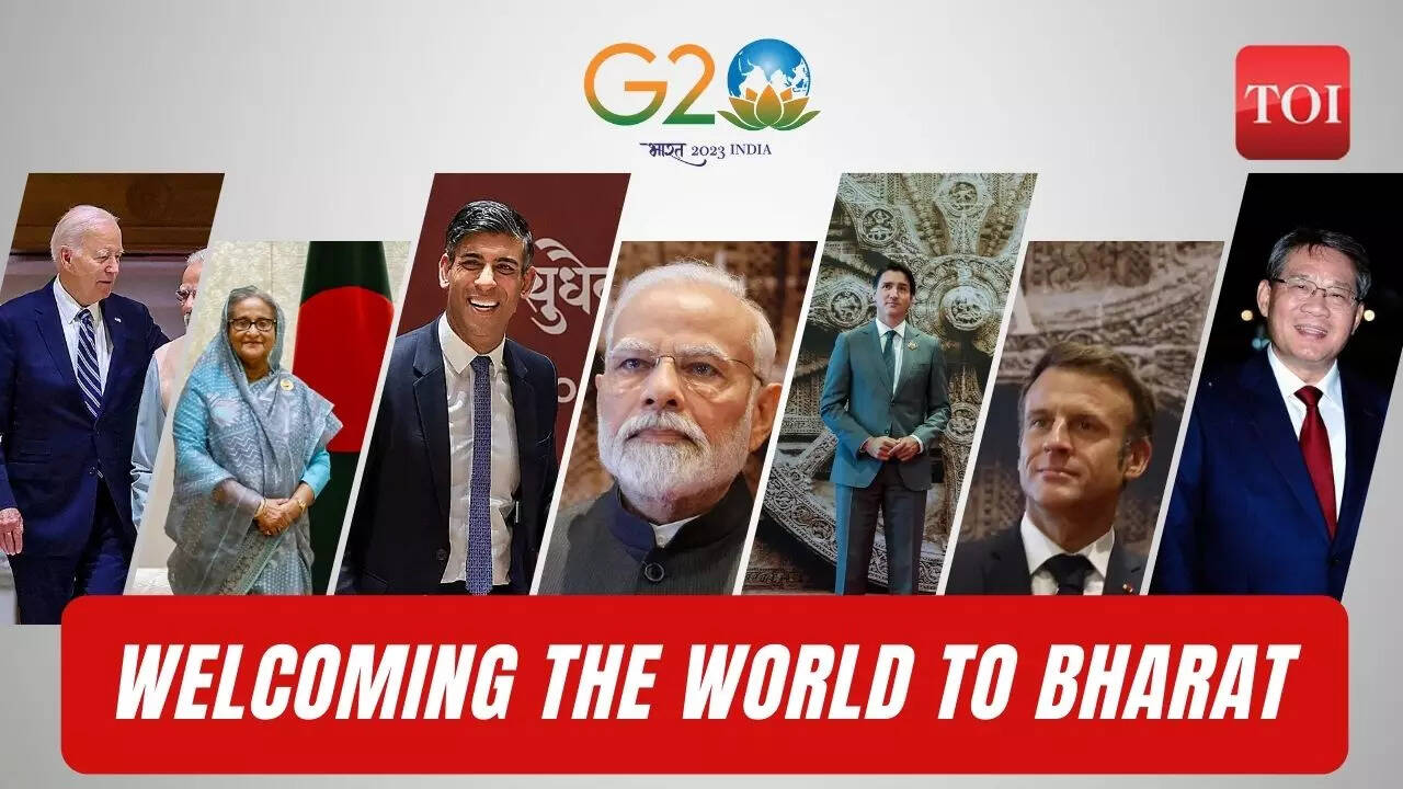 G-20 Summit 2023: World leaders gather at Bharat Mandapam in Delhi