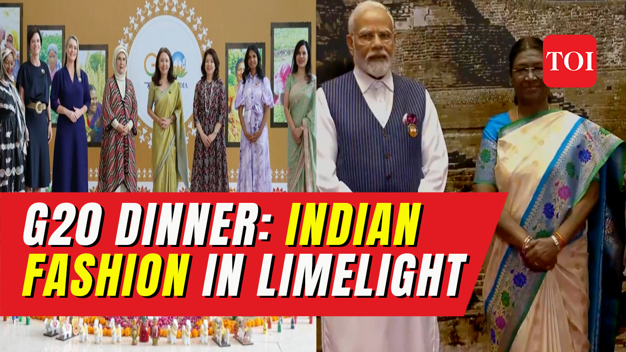 G20 Summit: International delegates embrace Indian fashion at Gala ...