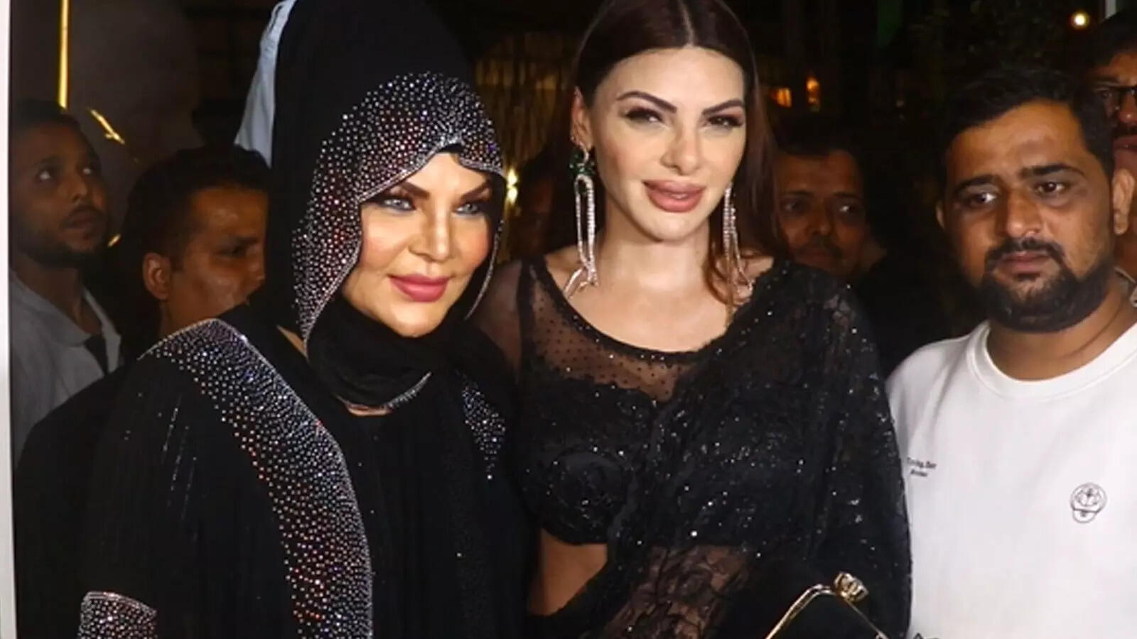 ‘Soti hui naagin ko jagao mat’, says Rakhi Sawant as she attends a friend’s birthday bash with ...