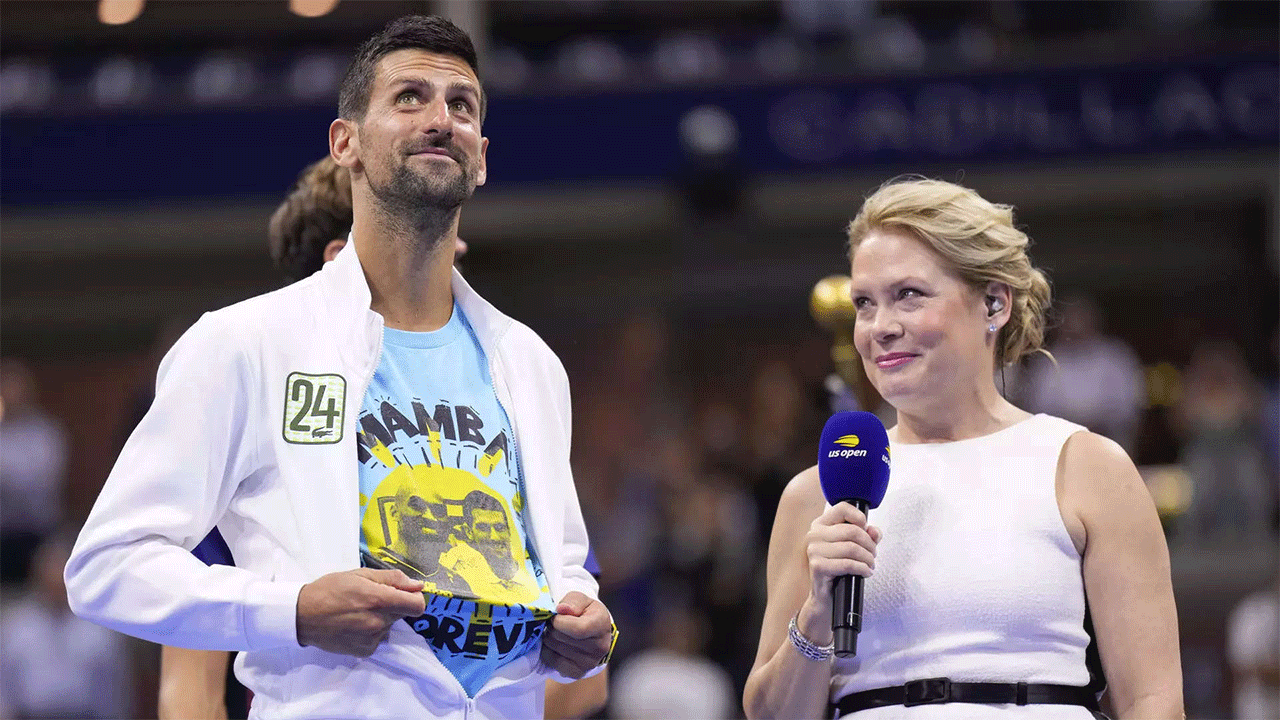 Watch: Novak Djokovic pays tribute to late Kobe Bryant…