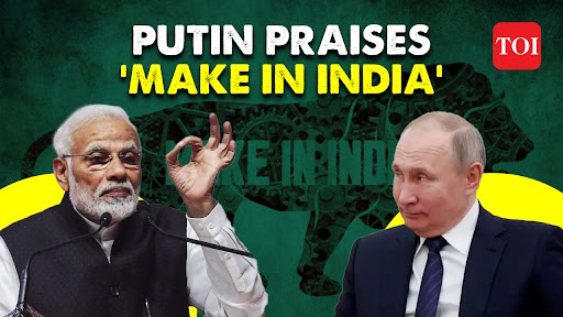 Vladimir Putin hails India's 'Make in India' initiative, urges Russian ...