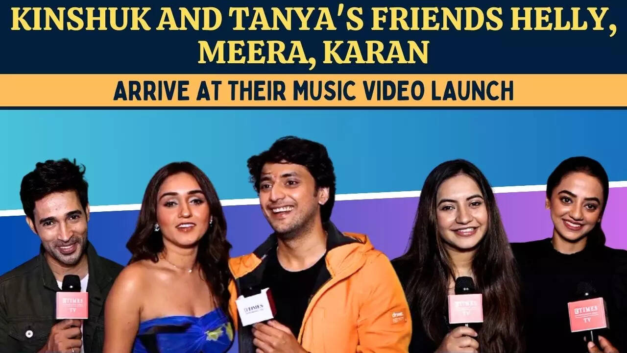 tanya: Kinshuk Vaidya and Tanya Sharma at their new music video launch