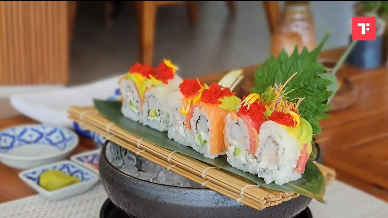 Watch: How to make Rainbow Maki - Times Food