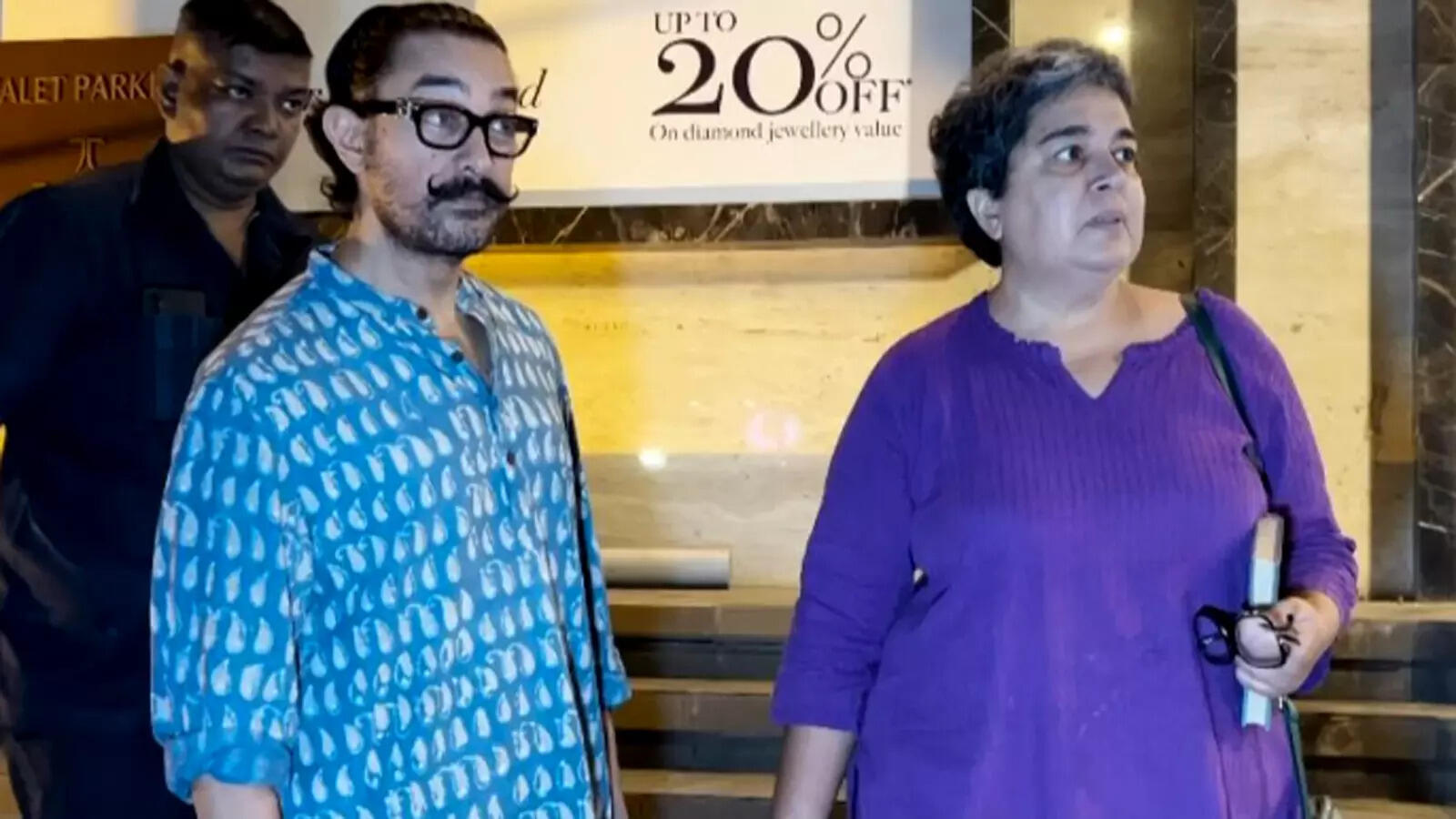 Reena Dutta: Ira Khan's wedding shopping? In a rare appearance, Aamir ...