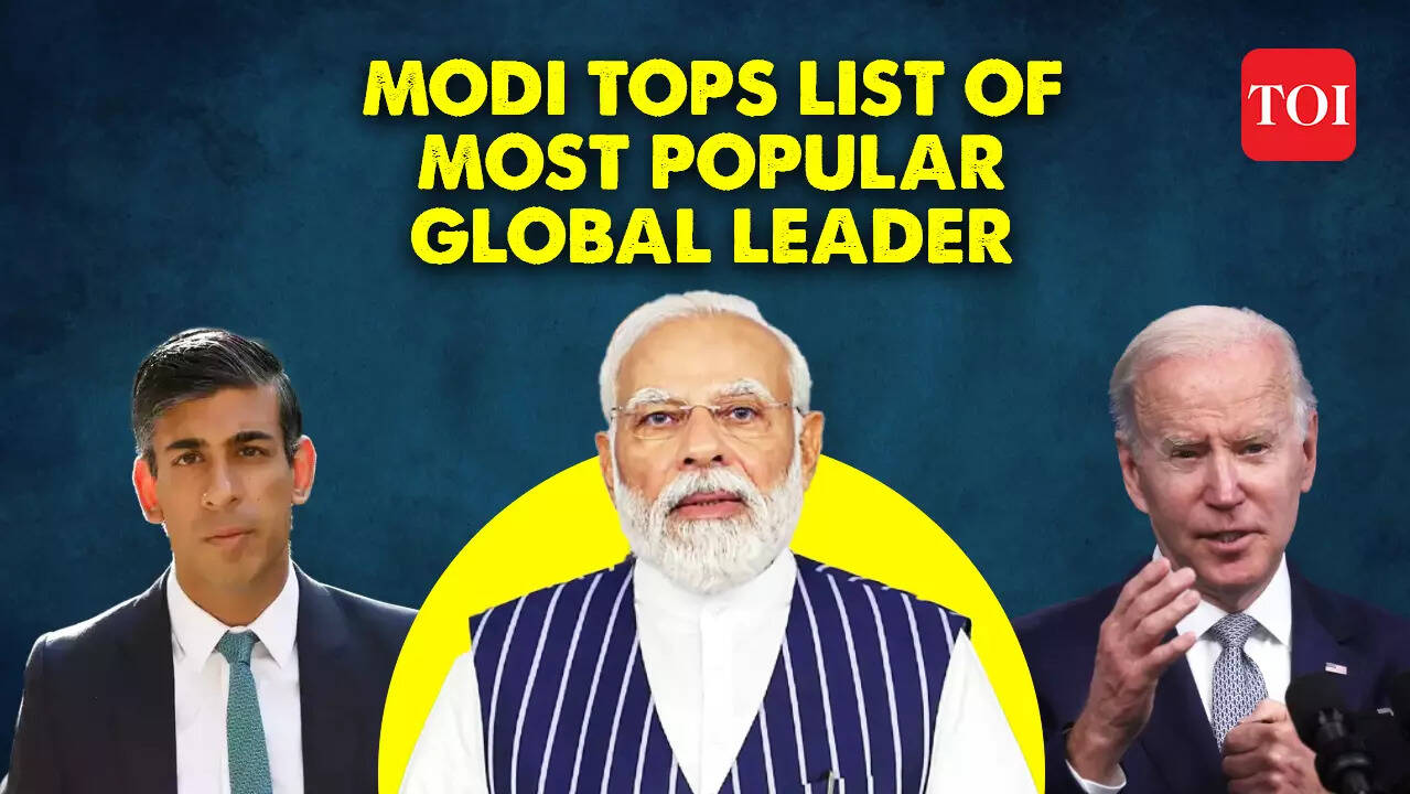 PM Modi continues to lead Morning Consult's global leader approval ...