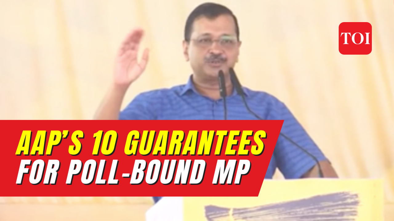 AAP unveils 10 guarantees for the upcoming elections in Madhya Pradesh