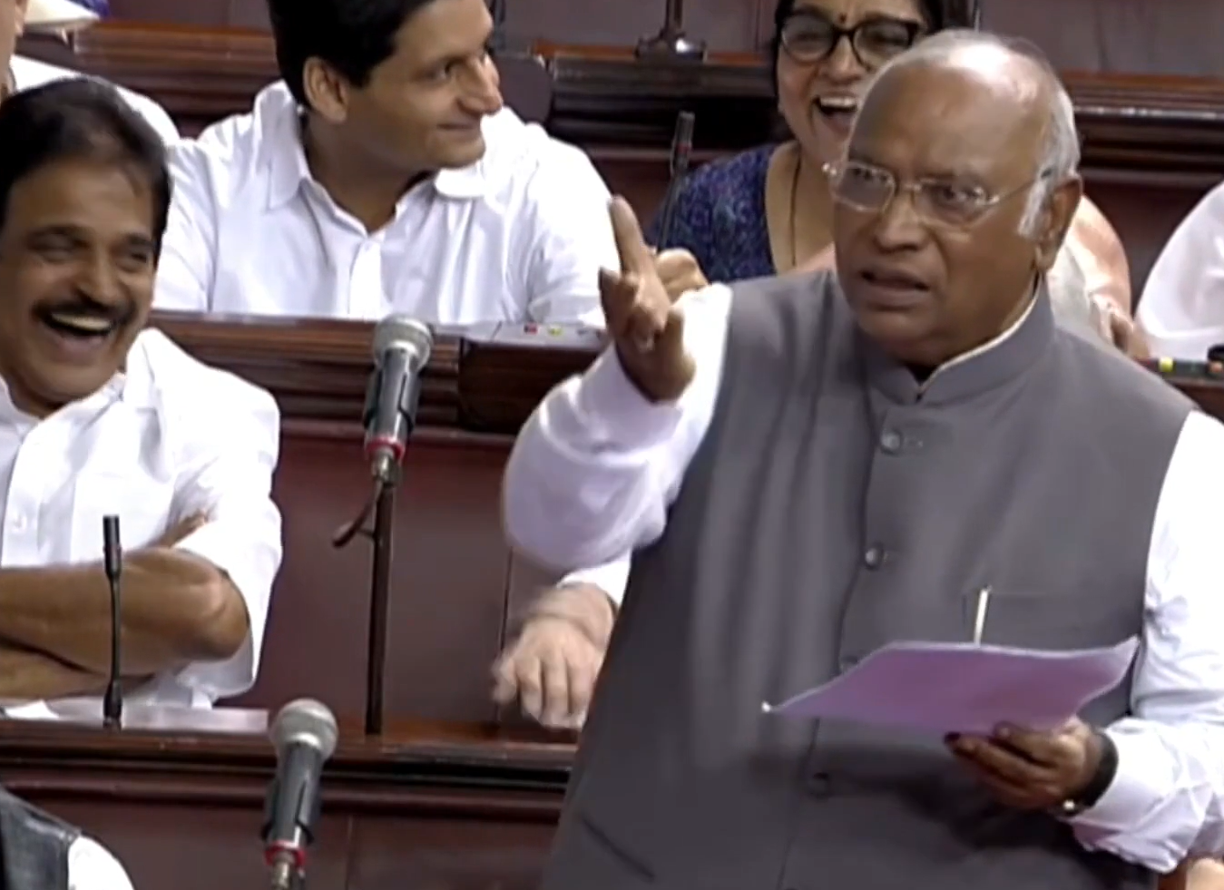 Mallikarjun Kharge tries to mock G20 in Rajya Sabha, Union Minister Piyush Goyal hits back