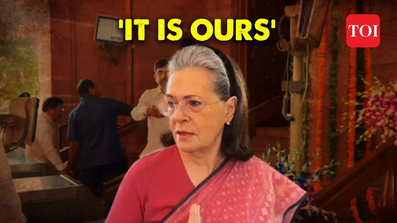 Amid speculation over tabling of Women's Reservation Bill, Sonia Gandhi, says 'It is ours'