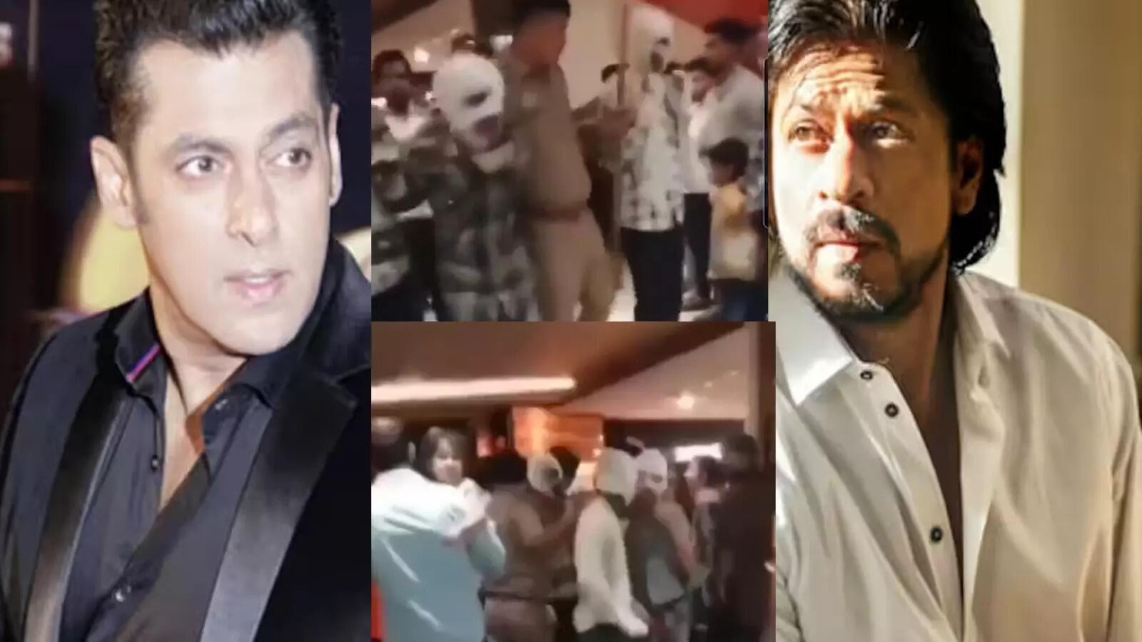 Shocking! Shah Rukh Khan and Salman Khan fans get into a fight at ...