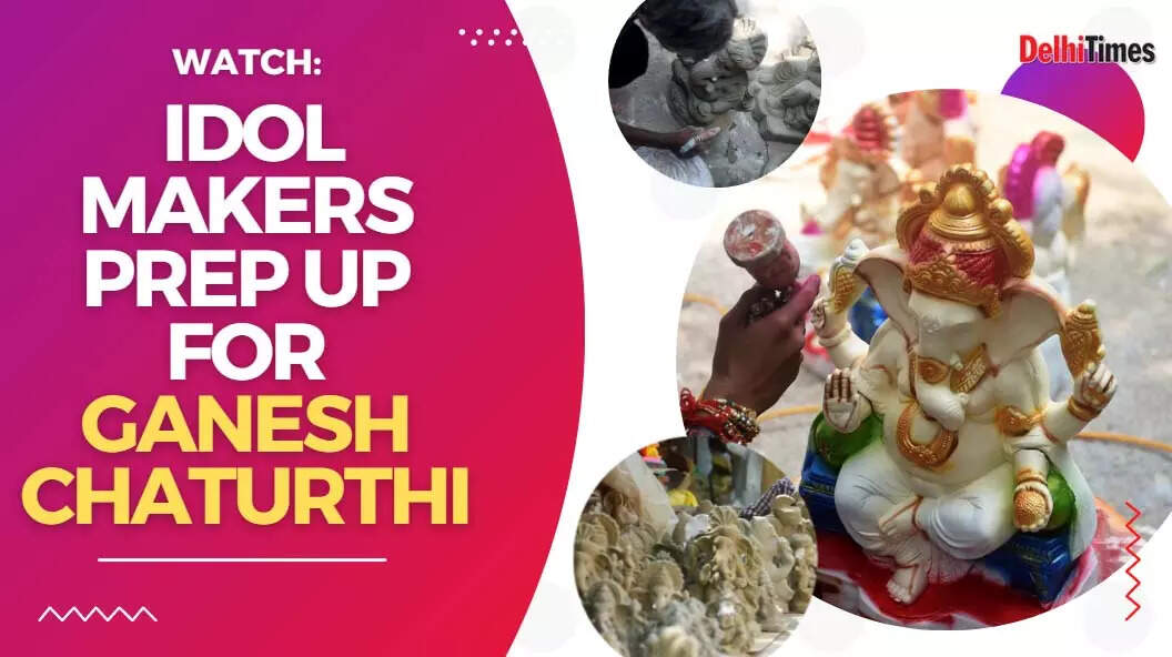 Watch: Idol makers prep up for Ganesh Chaturthi