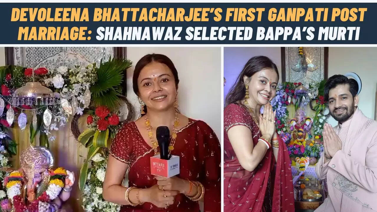 Devoleena Bhattacharjee’s first Ganpati post marriage: The excitement ...