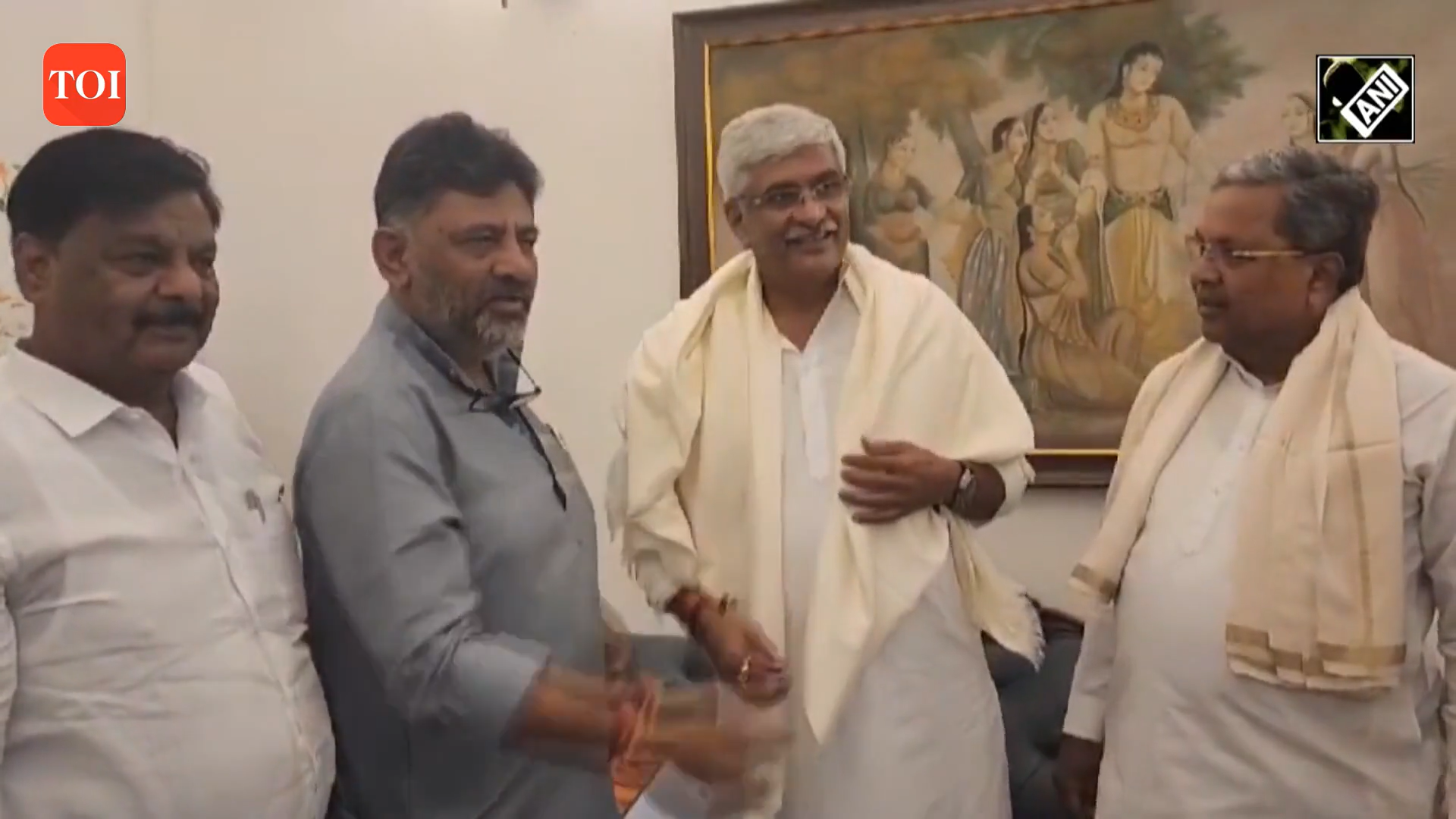 Cauvery Water Row: Karnataka CM Siddaramaiah, DK Shivakumar meets Jal Shakti Minister