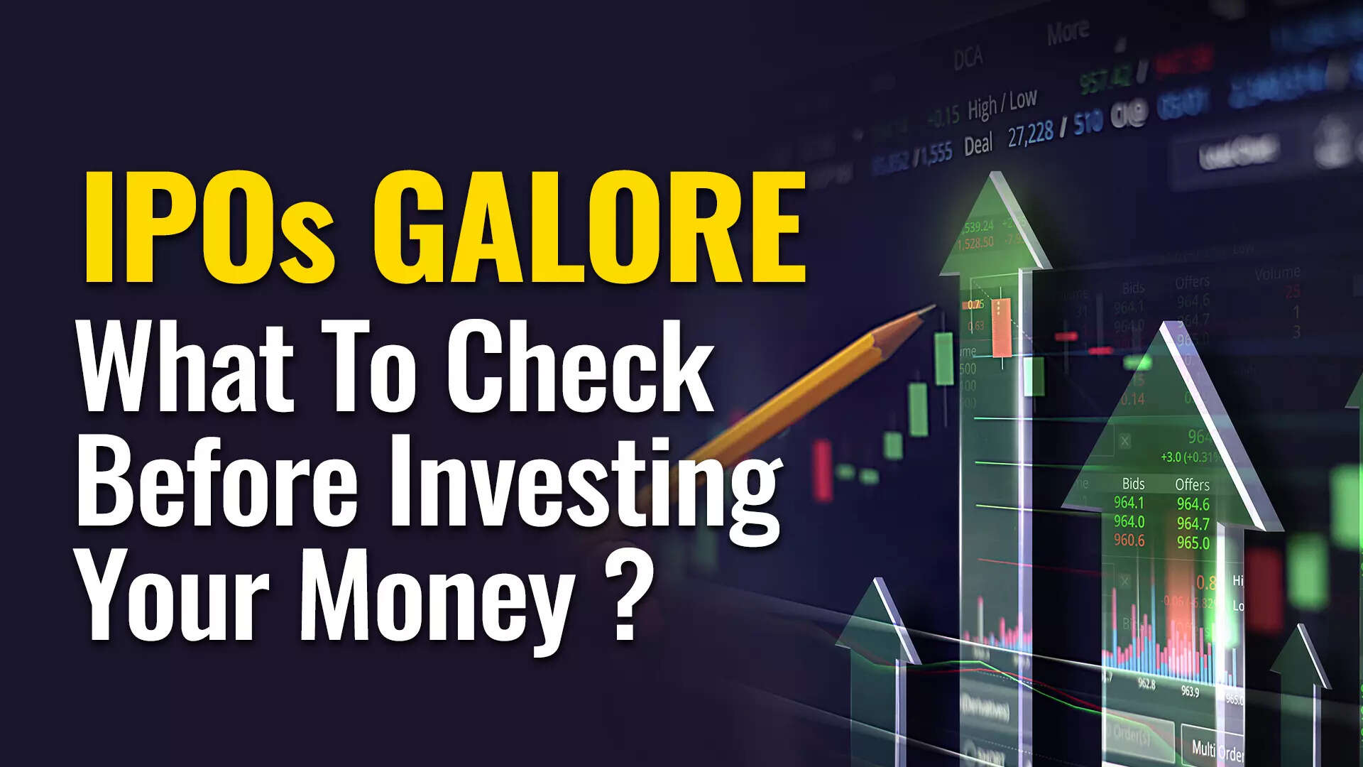 Many IPOs hit Indian stock markets: Should you invest? FAQs Answered ...