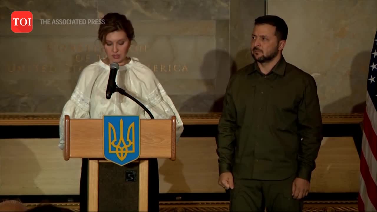 Ukraine's President and First Lady express gratitude for U.S. support ...