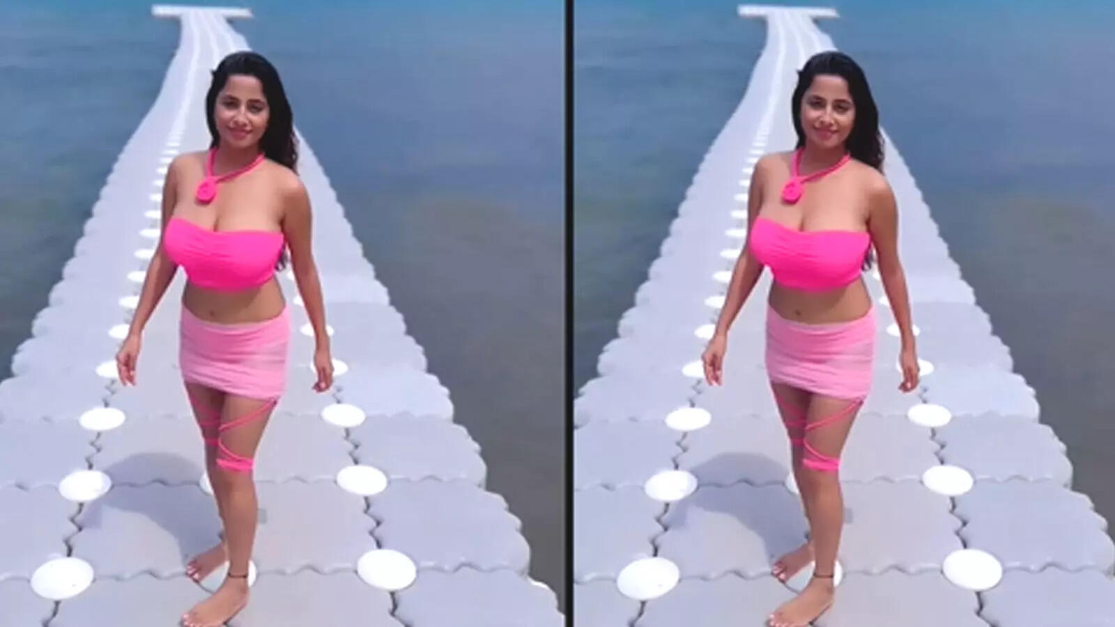 Kate Sharma oozes glamour in this throwback video from a floating bridge