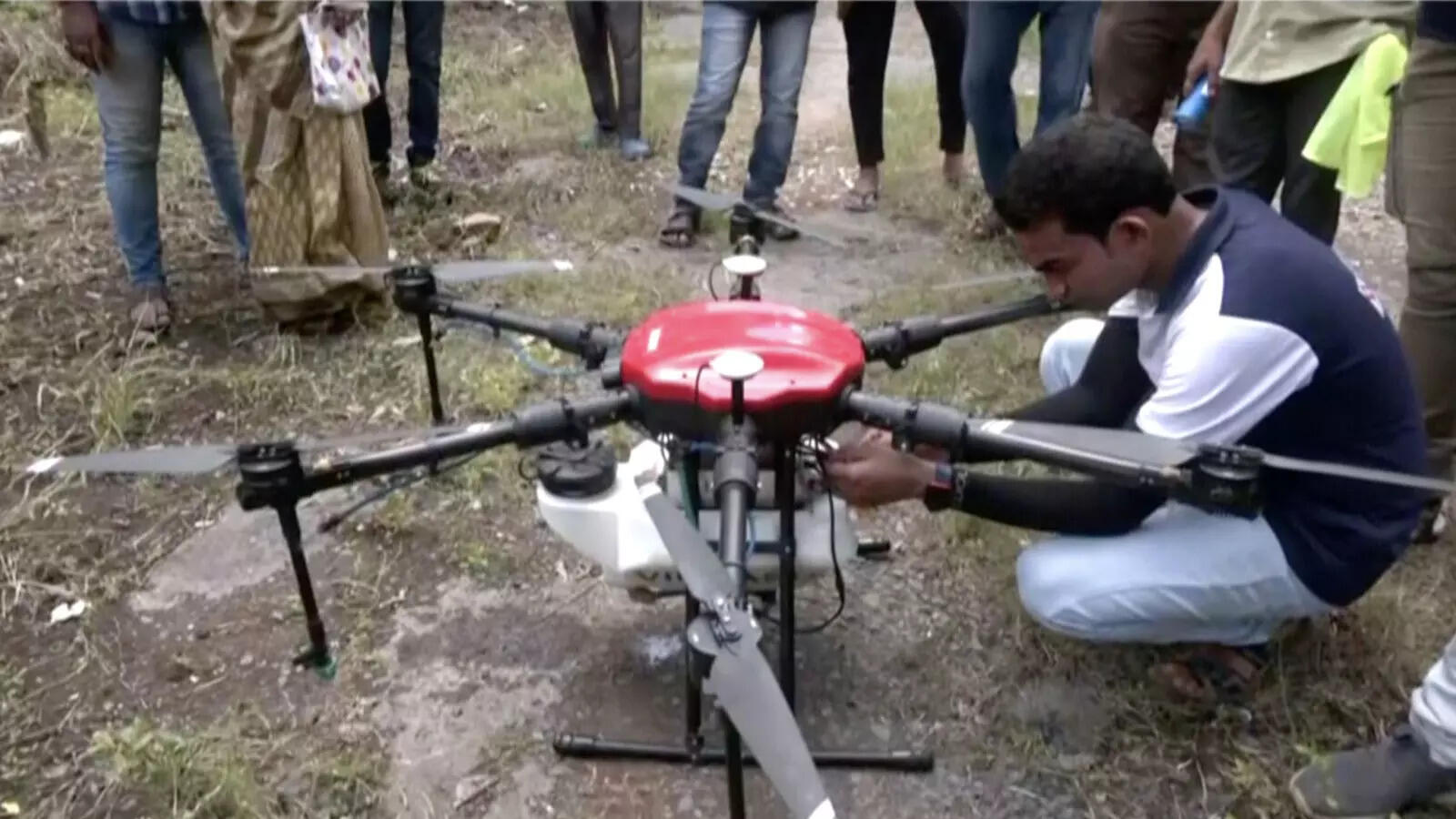 Dengue outbreak: Mosquito larvicide sprayed with help of drones in Kolkata