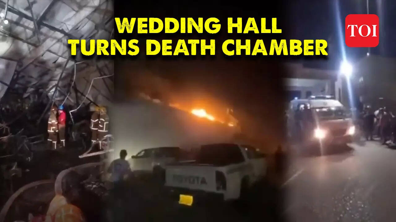 Over 100 people killed in massive fire at a Christian wedding ceremony ...
