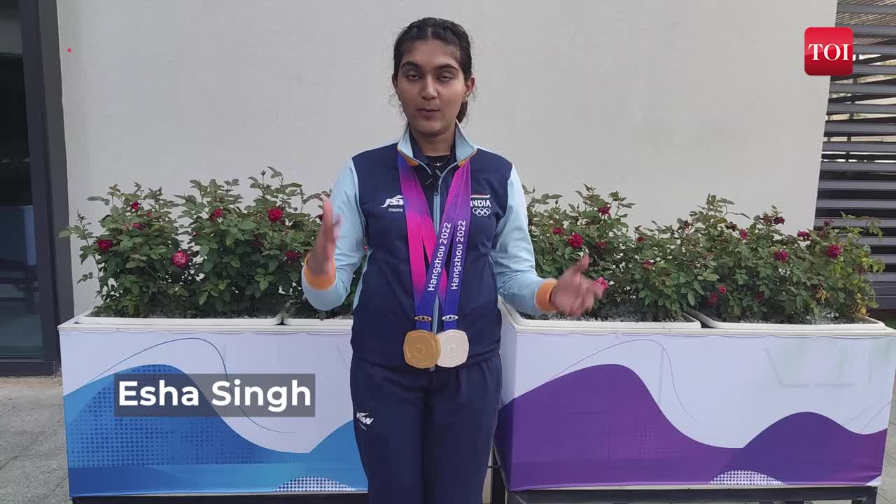 Esha Singh shoots gold and silver on Asian Games debut