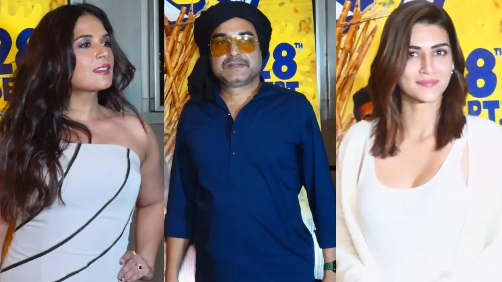Kriti Sanon, Richa Chadha, Pankaj Tripathi and other celebs attend 'Fukrey 3' screening