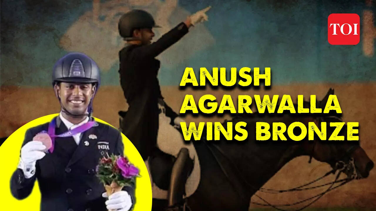 Asian Games 2023: Anush Agarwalla wins bronze in Dressage individual ...