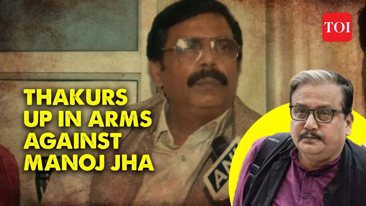 RJD MP Manoj Jha's poetry triggers Thakur community leaders in Bihar, BJP says Lalu must apologise