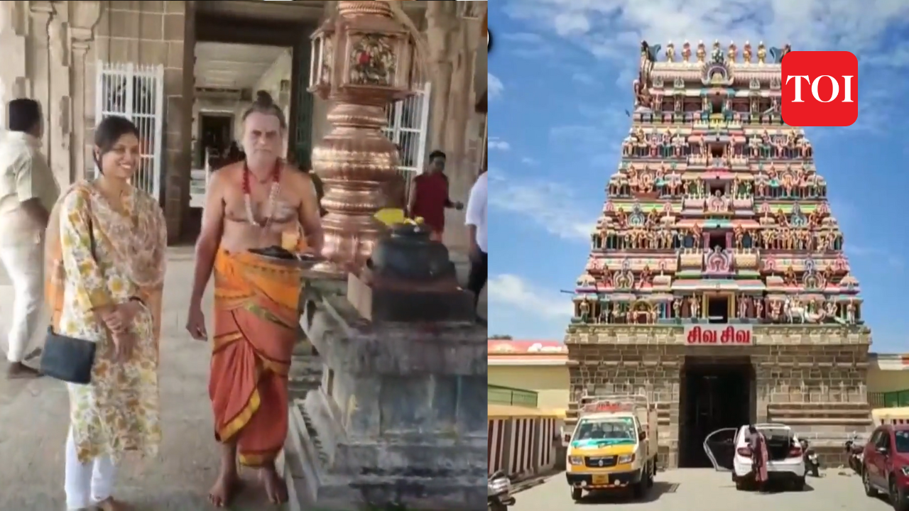 CM MK Stalin's daughter Senthamarai Stalin offers prayers at ...