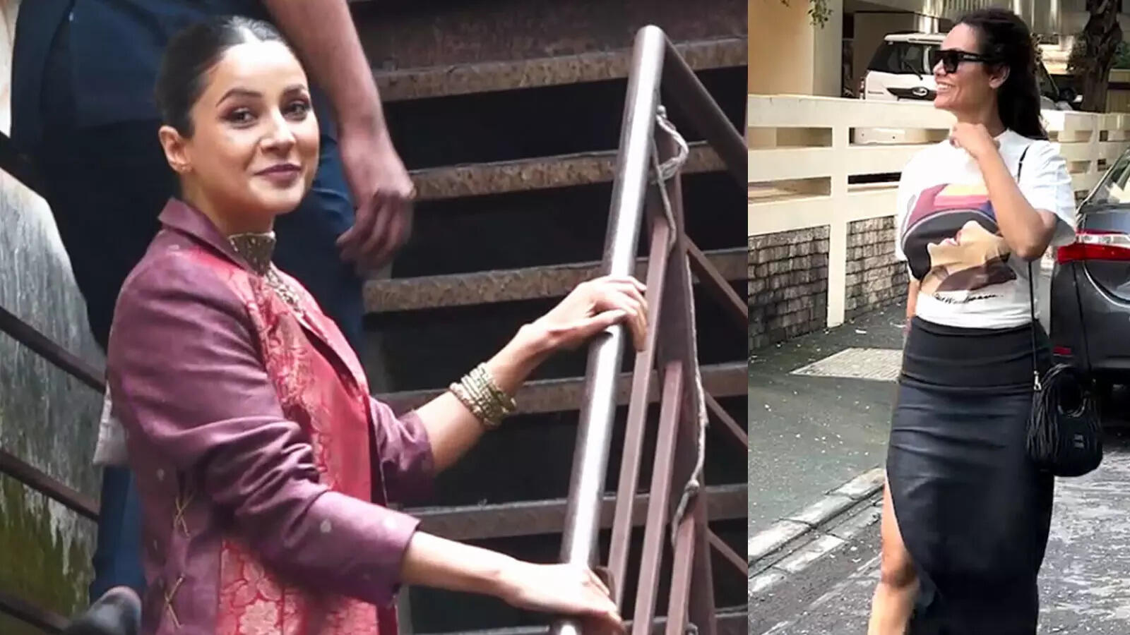 Shehnaaz Gill promotes her upcoming movie 'Thank You For Coming'; Esha ...