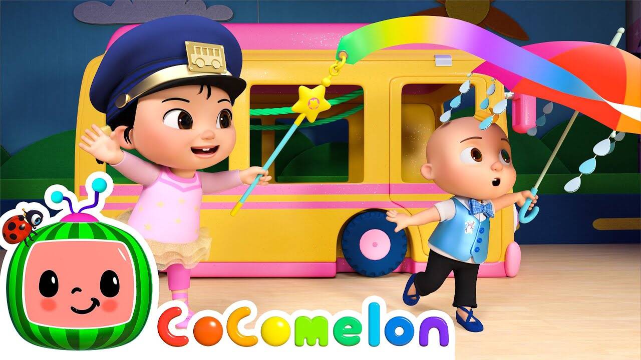 English Nursery Rhymes: Kids Video Song in English 'Wheels on the Bus'