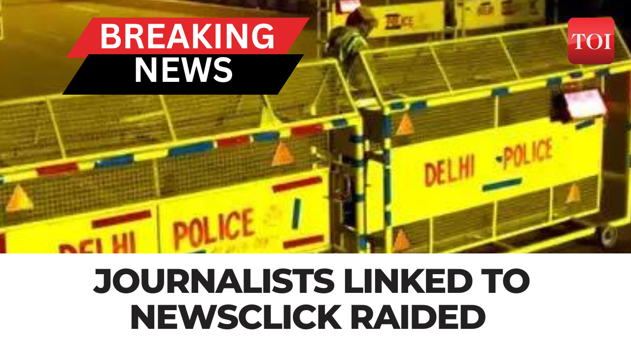 China Funding Row: Journalists linked to NewsClick raided by cops in ...