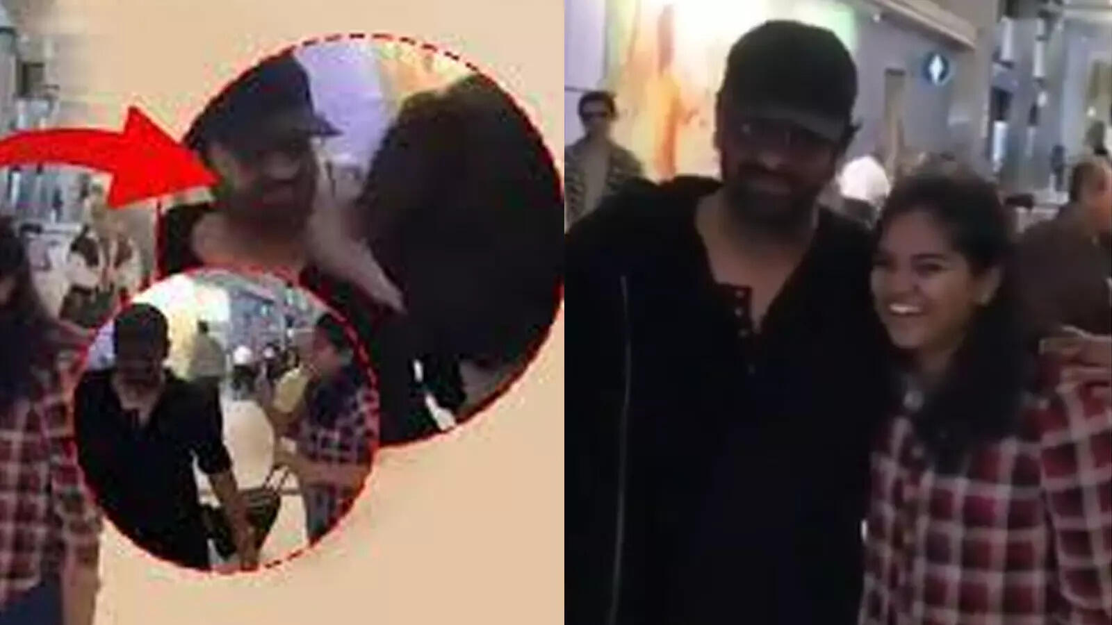 Caught ON camera: Prabhas' super excited fan 'slaps' him after clicking ...