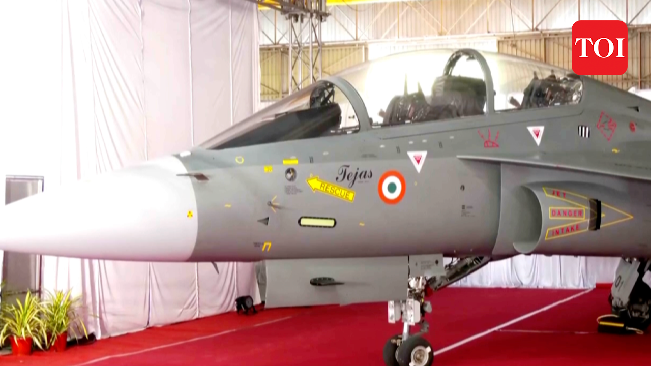 HAL hands over Twin-Seater trainer version of LCA Tejas to Indian Air Force