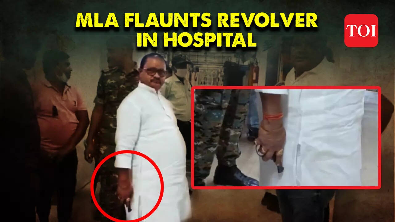 Caught on cam: JD(U) MLA Gopal Mandal flaunts revolver in Bihar ...