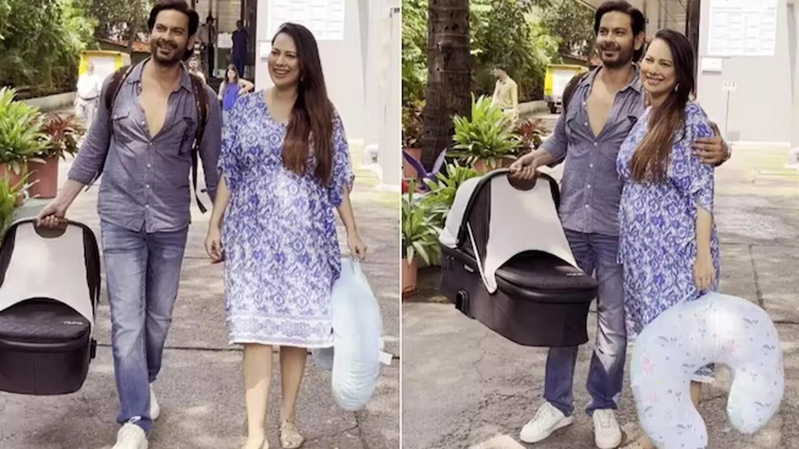 New parents Rochelle Rao and Keith Sequeira make first appearance with ...