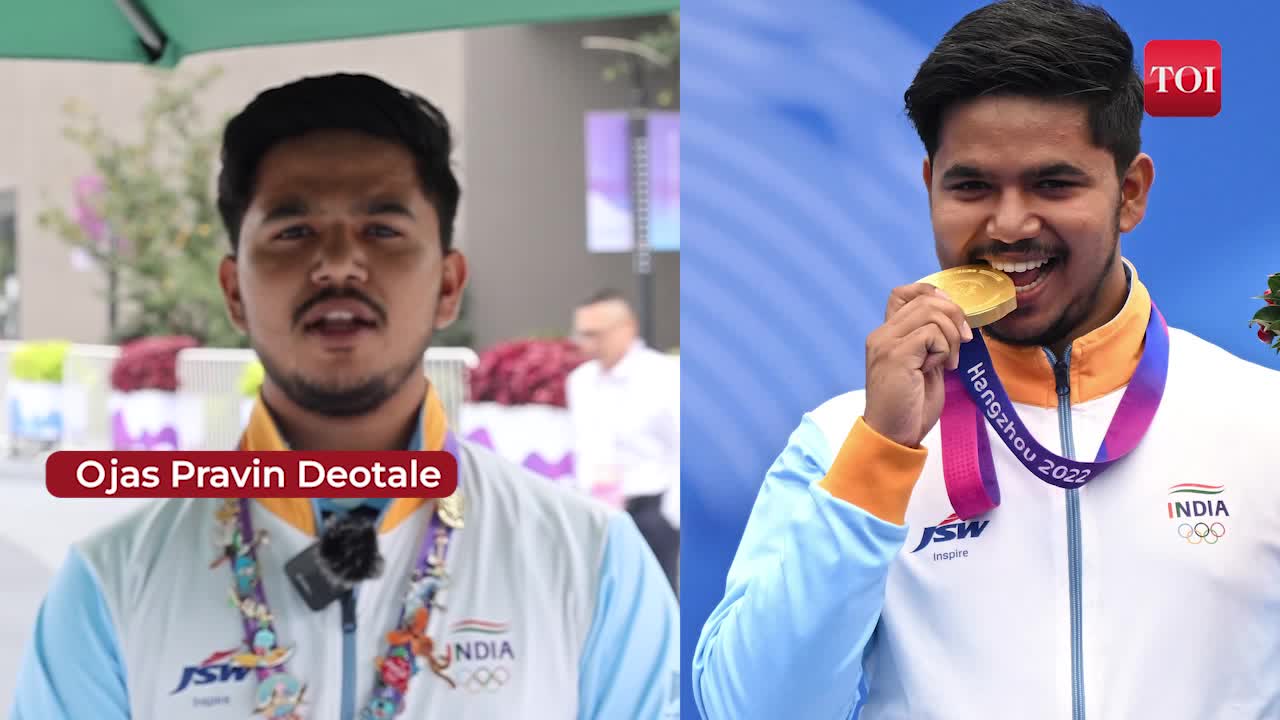 Proud and happy to win three gold medals for India: Archer Ojas Pravin Deotale