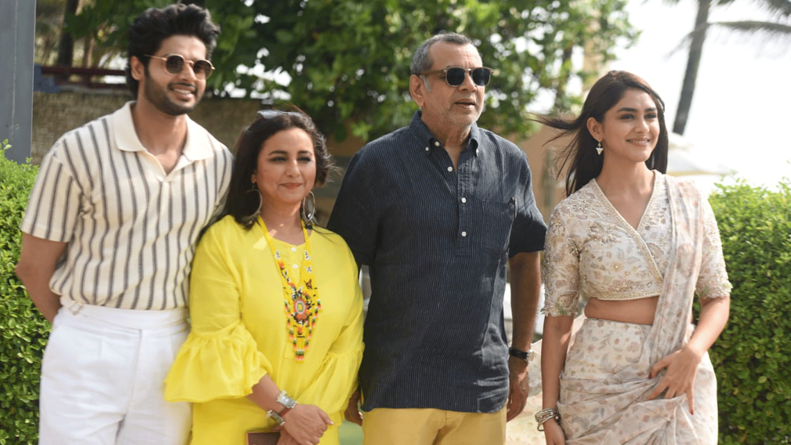Paresh Rawal, Divya Dutta, Mrunal Thakur, Abhimanyu Dassani promote ...