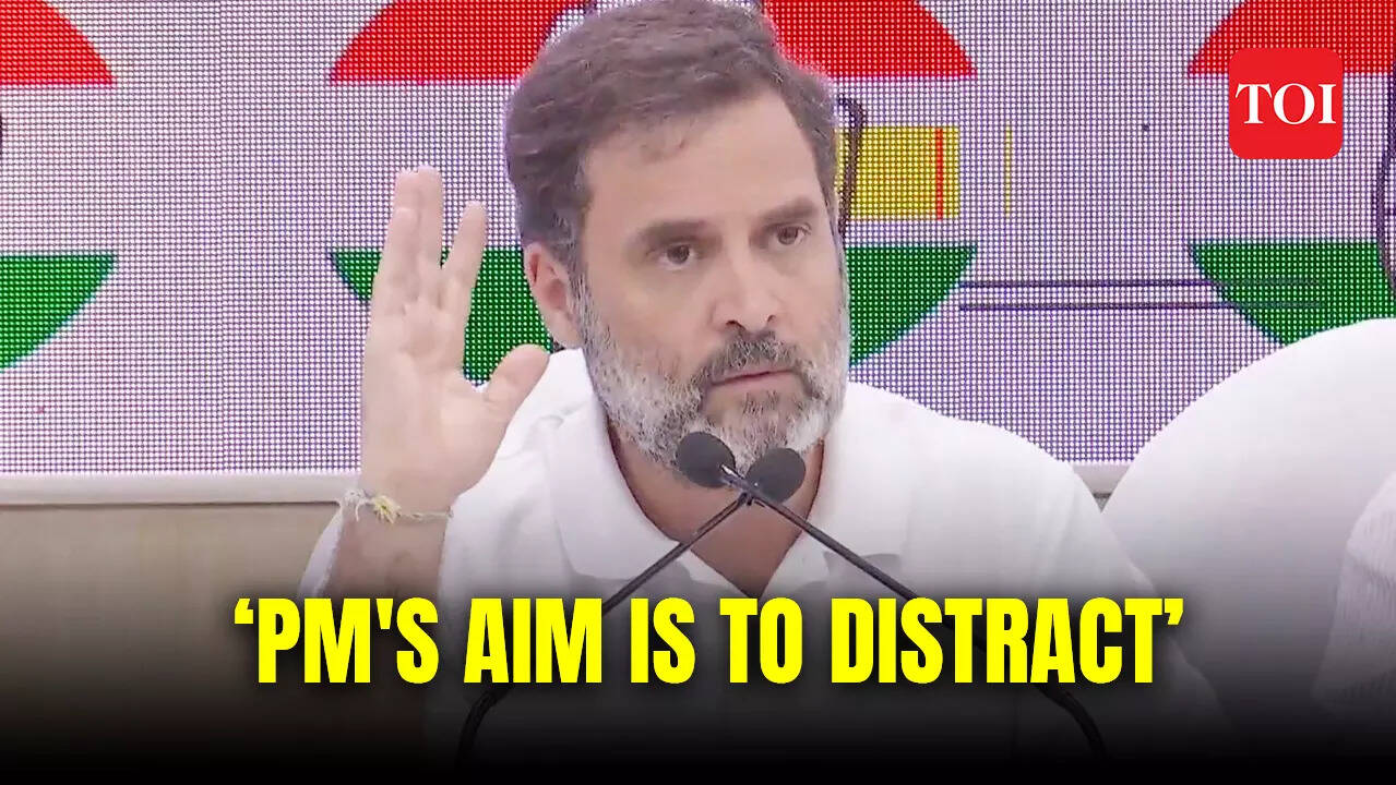 Rahul Gandhi launches attack on Narendra Modi, says ‘PM's aim is to ...