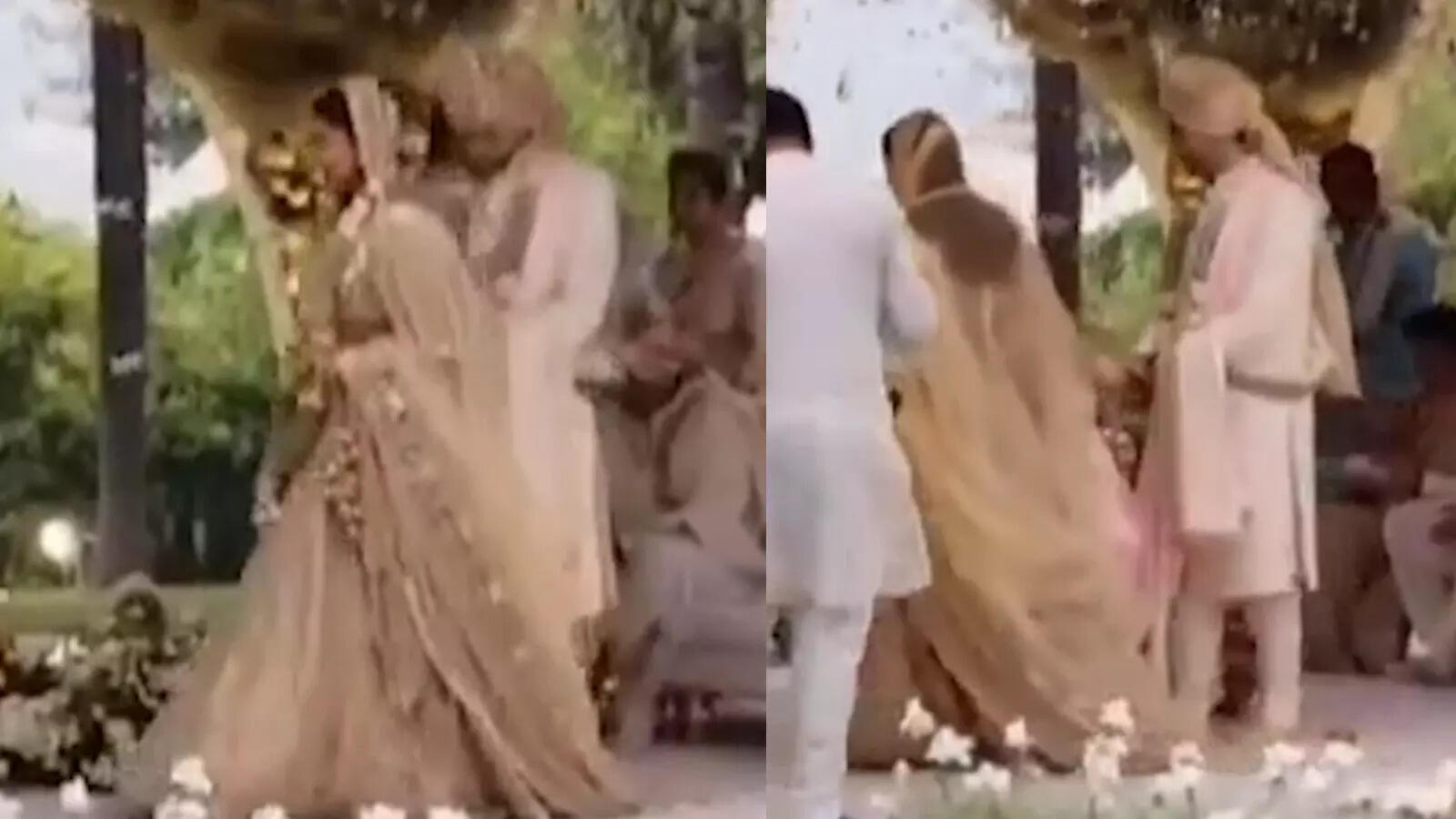 UNSEEN footage! Parineeti Chopra and Raghav Chadha's 'saath phere ...