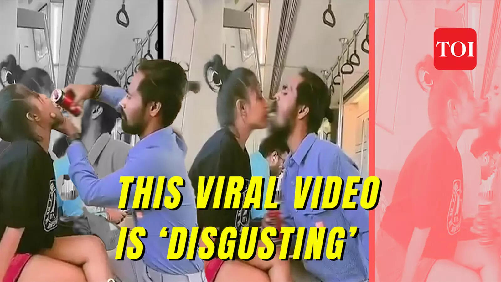 Video of ‘disgusting act’ onboard Delhi metro train goes viral