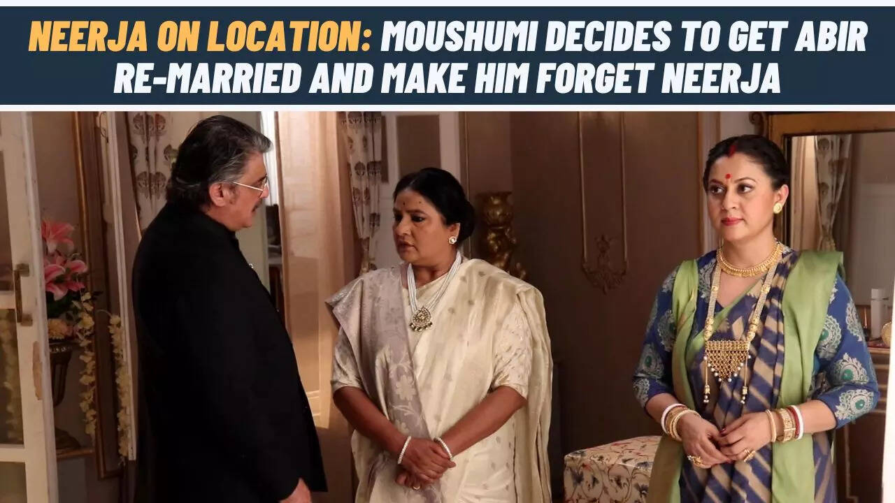 vijay: Neerja on location: Vijay stops Moushumi from exposing Neerja's ...