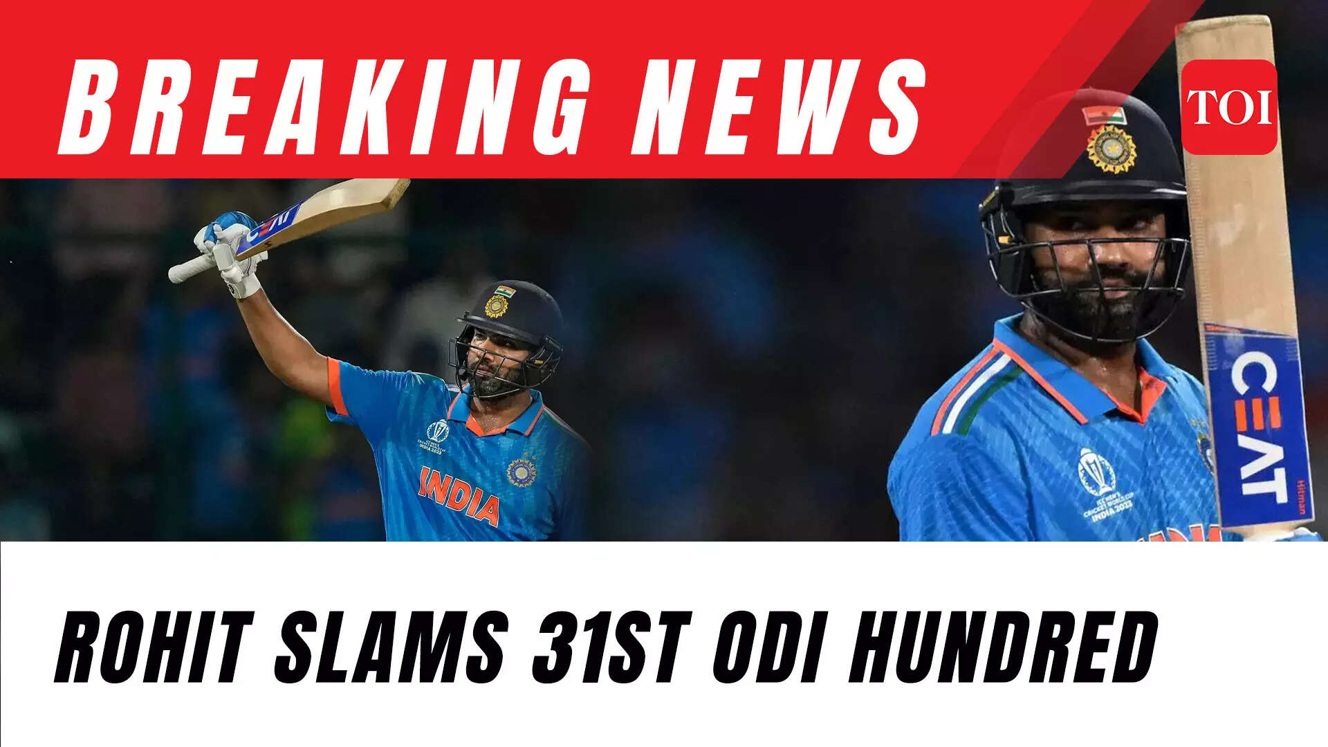 Rohit Sharma breaks Sachin Tendulkar’s this World Cup record, slams ...