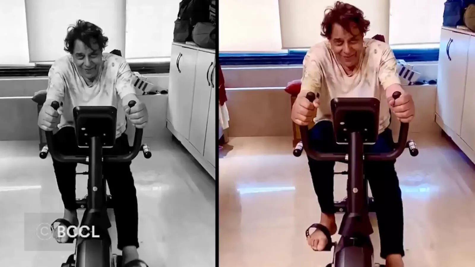 87-year-old Dharmendra shells out fitness goals with his latest workout ...
